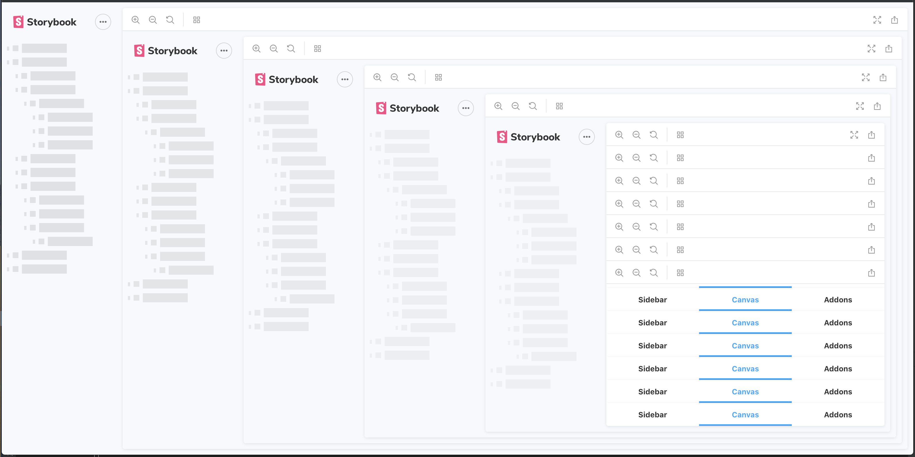 When Running Storybook In Static Model Main Page Nested Inside Itself