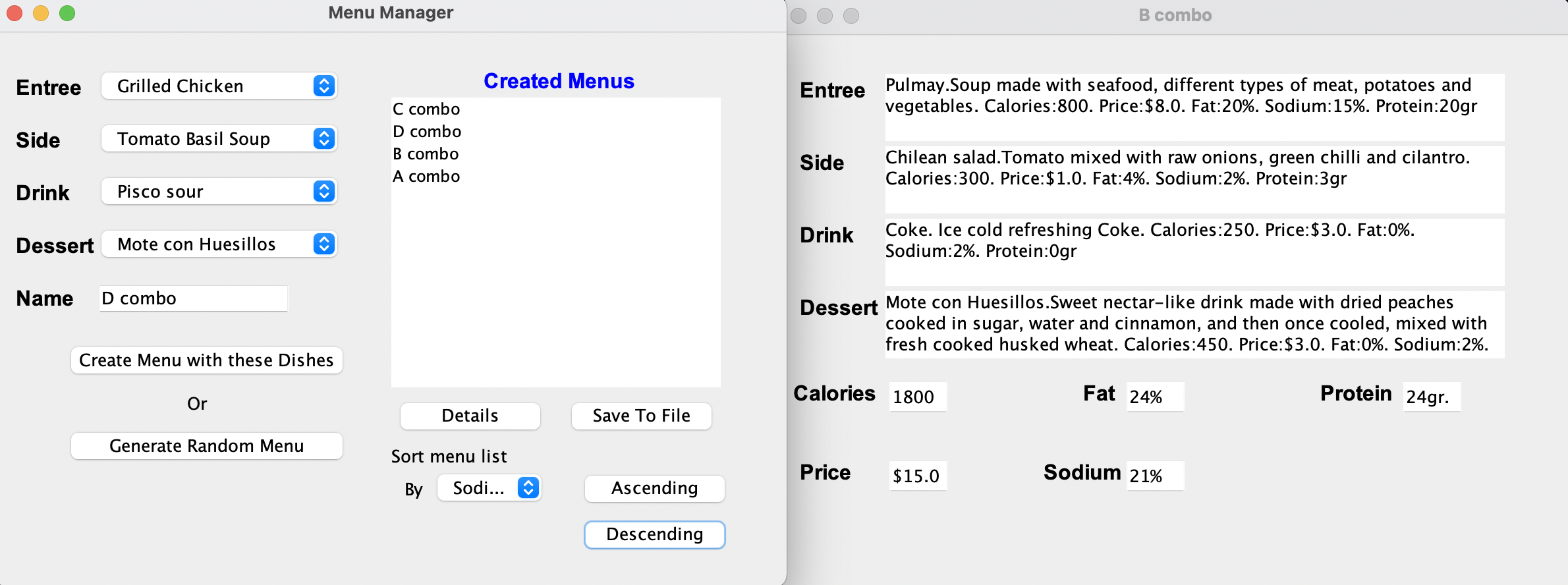 GitHub - ConnieZi/MenuManager