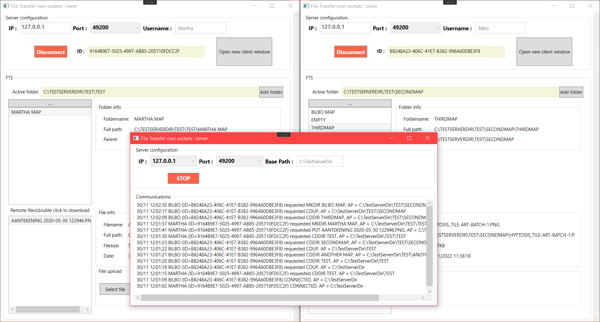 GitHub - Mukuala/FileTransferBySocket: A school assignement where we had to make a simplified ...