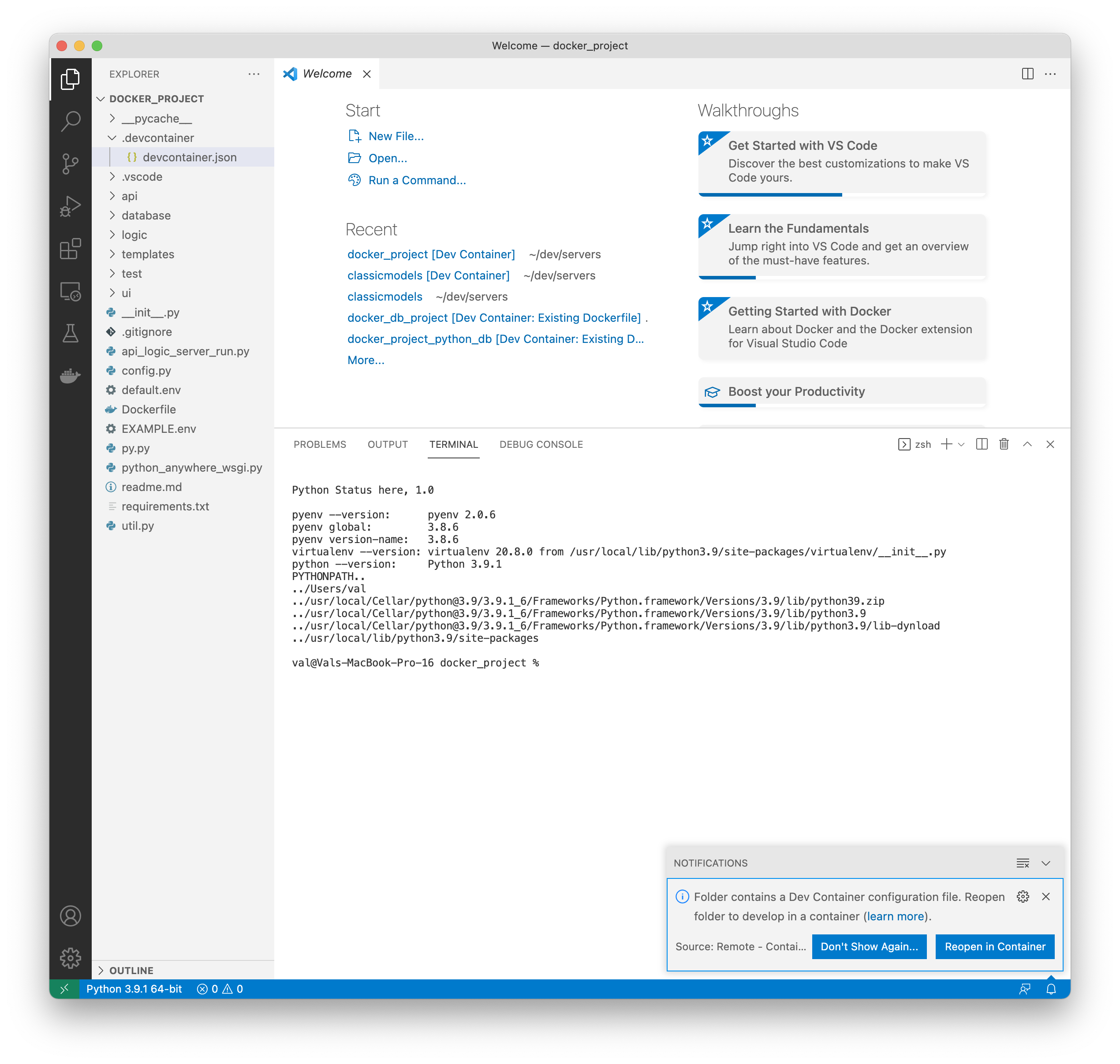 Damaged remote container setup · Issue #5658 · microsoft/vscode-remote-release · GitHub