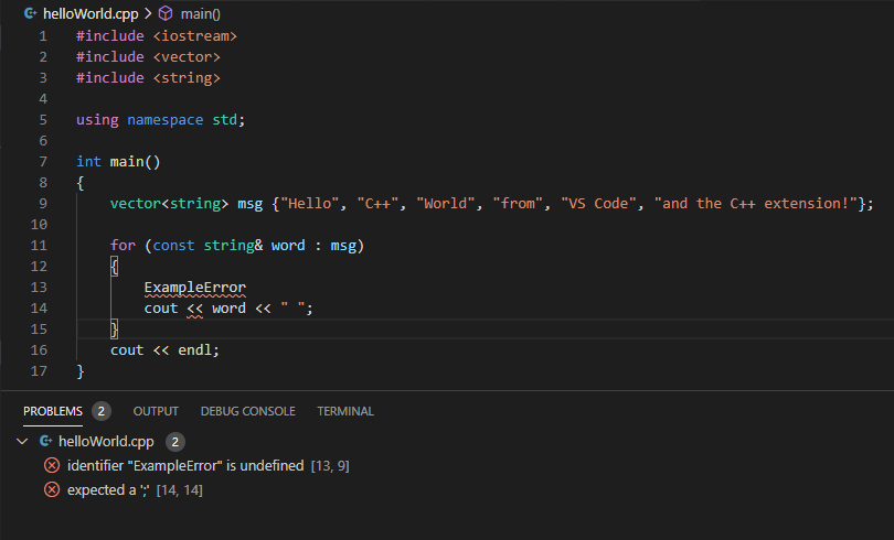 IntelliSense not removes fixed errors until rebuild project C++ · Issue ...
