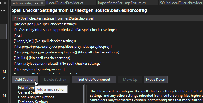 Crash when adding a blob · Issue #300 · EWSoftware/VSSpellChecker · GitHub