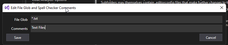Crash when adding a blob · Issue #300 · EWSoftware/VSSpellChecker · GitHub