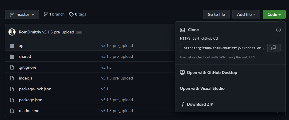 GitHub - RomDmitriy/Express-API: API on Express for Postges. Делалась ...