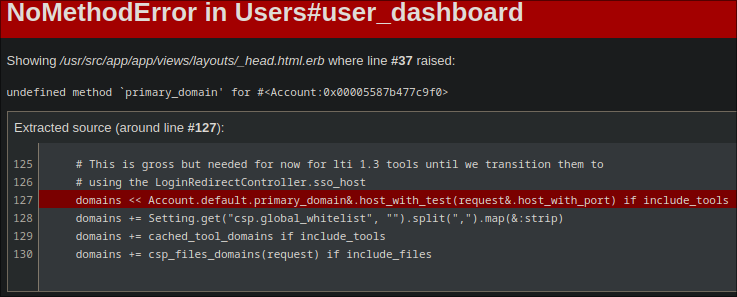 Csp Bricked My Dev Installation · Issue 2200 · Instructure Canvas Lms · Github