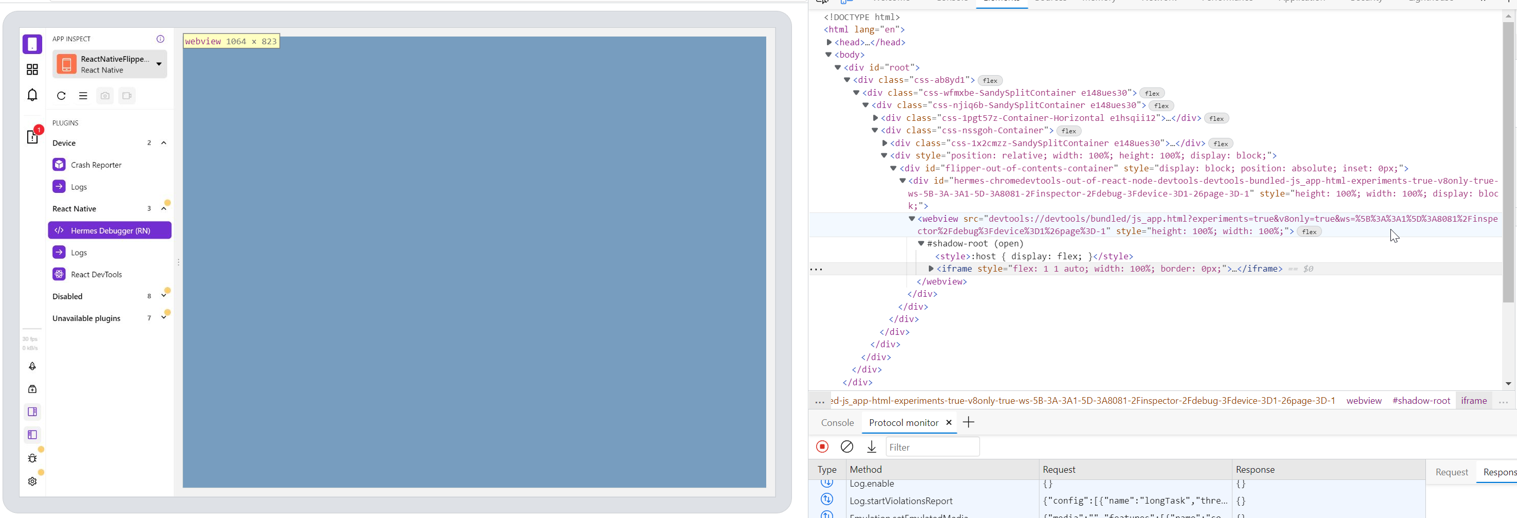 Hermes Debugger plugin shows gray screen on Windows · Issue #4272 ...
