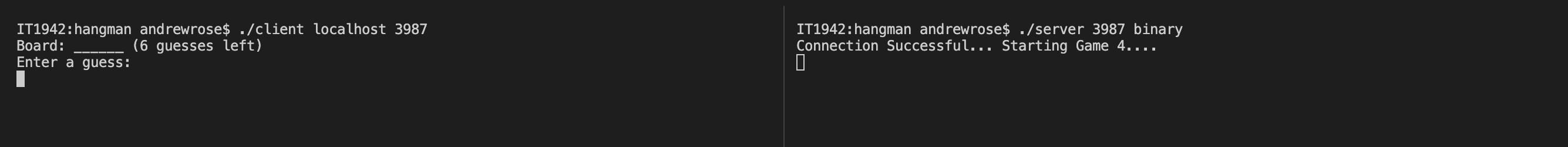 GitHub - Andrew-Rose1/hangman: A game of hangman between a server and ...