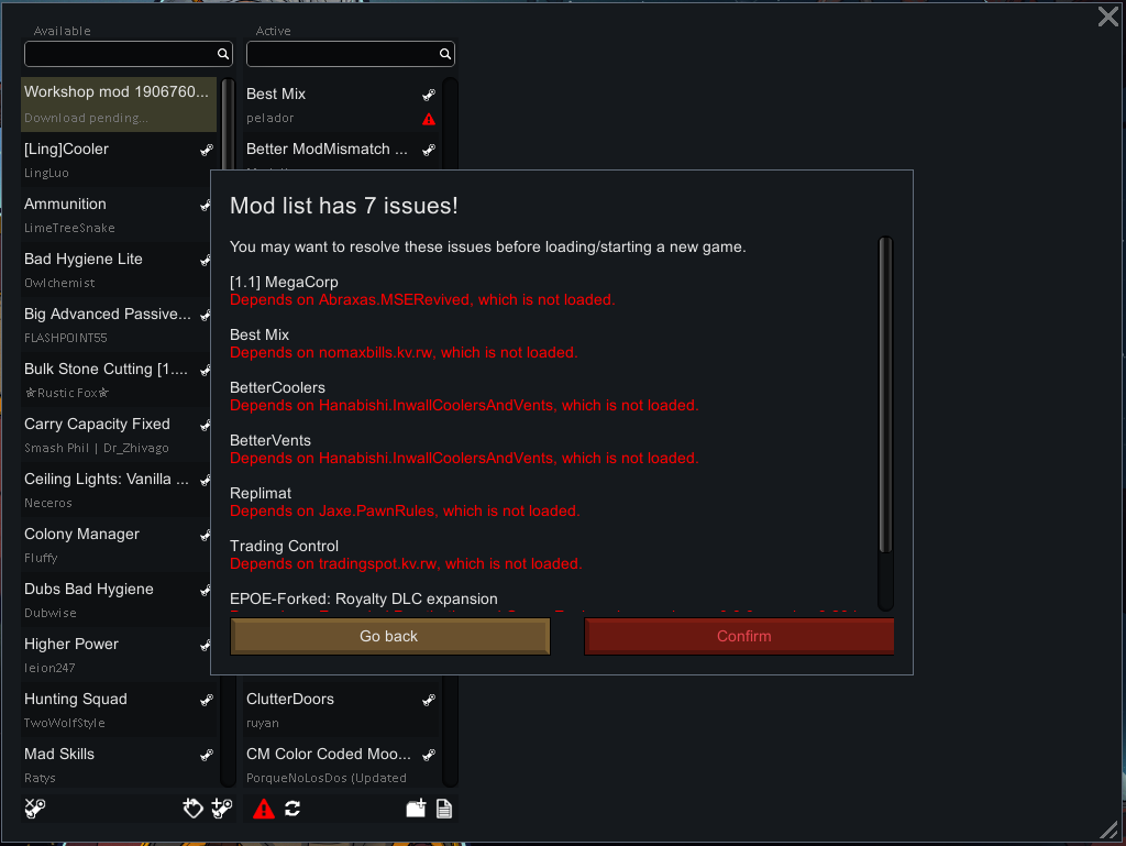 Incorrect Dependency Issues · Issue #75 · fluffy-mods/ModManager · GitHub