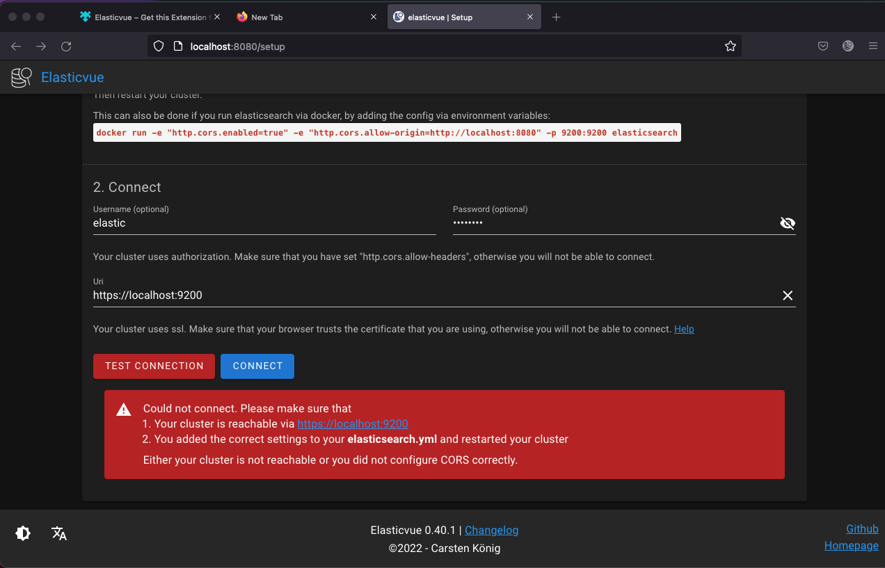 [BUG] - Chrome plugin cannot connect to my ES cluster (on docker) · Issue #102 · cars10 ...