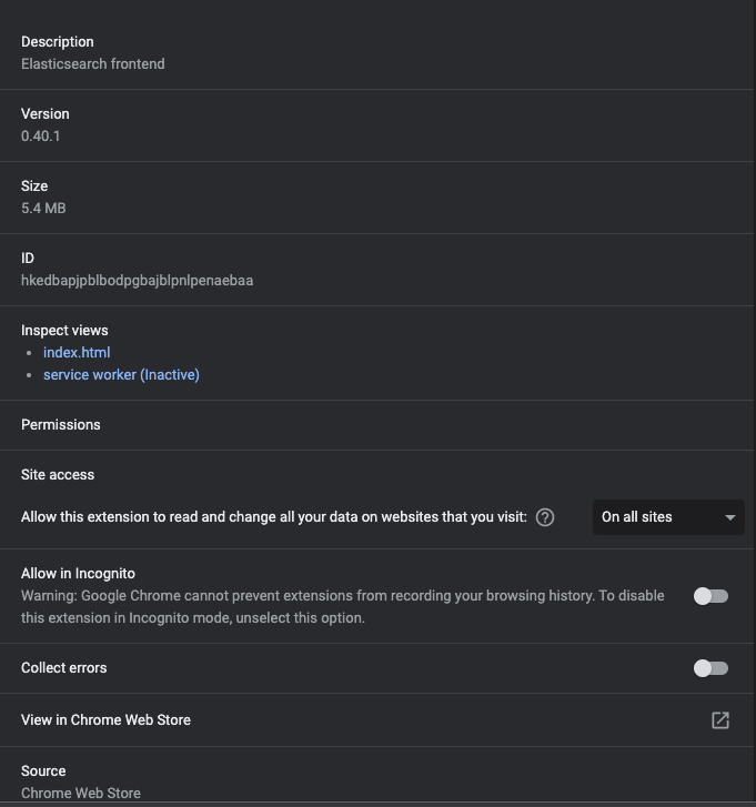 [BUG] - Chrome plugin cannot connect to my ES cluster (on docker) · Issue #102 · cars10 ...