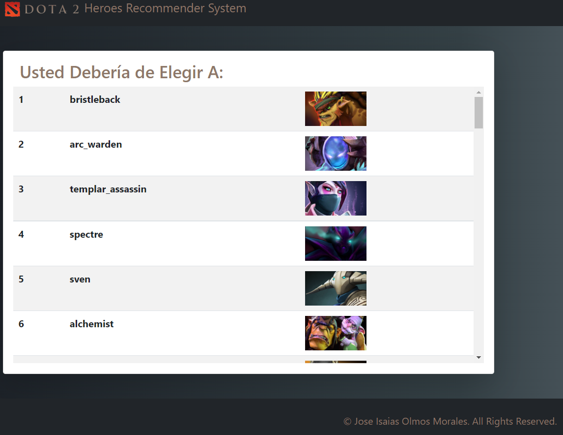 GitHub - joseisaias06/DotaRecommender: Dota 2 Hero Recommender System with LightGBM and MCTS
