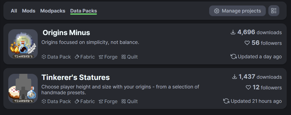 Projects with a non-mod version have no sidedness · Issue #1355 · modrinth/knossos · GitHub