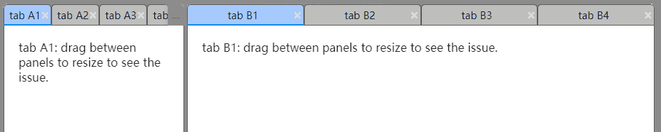 Ellipsis overflow button appearance flickers · Issue #215 · ticlo/rc-dock · GitHub
