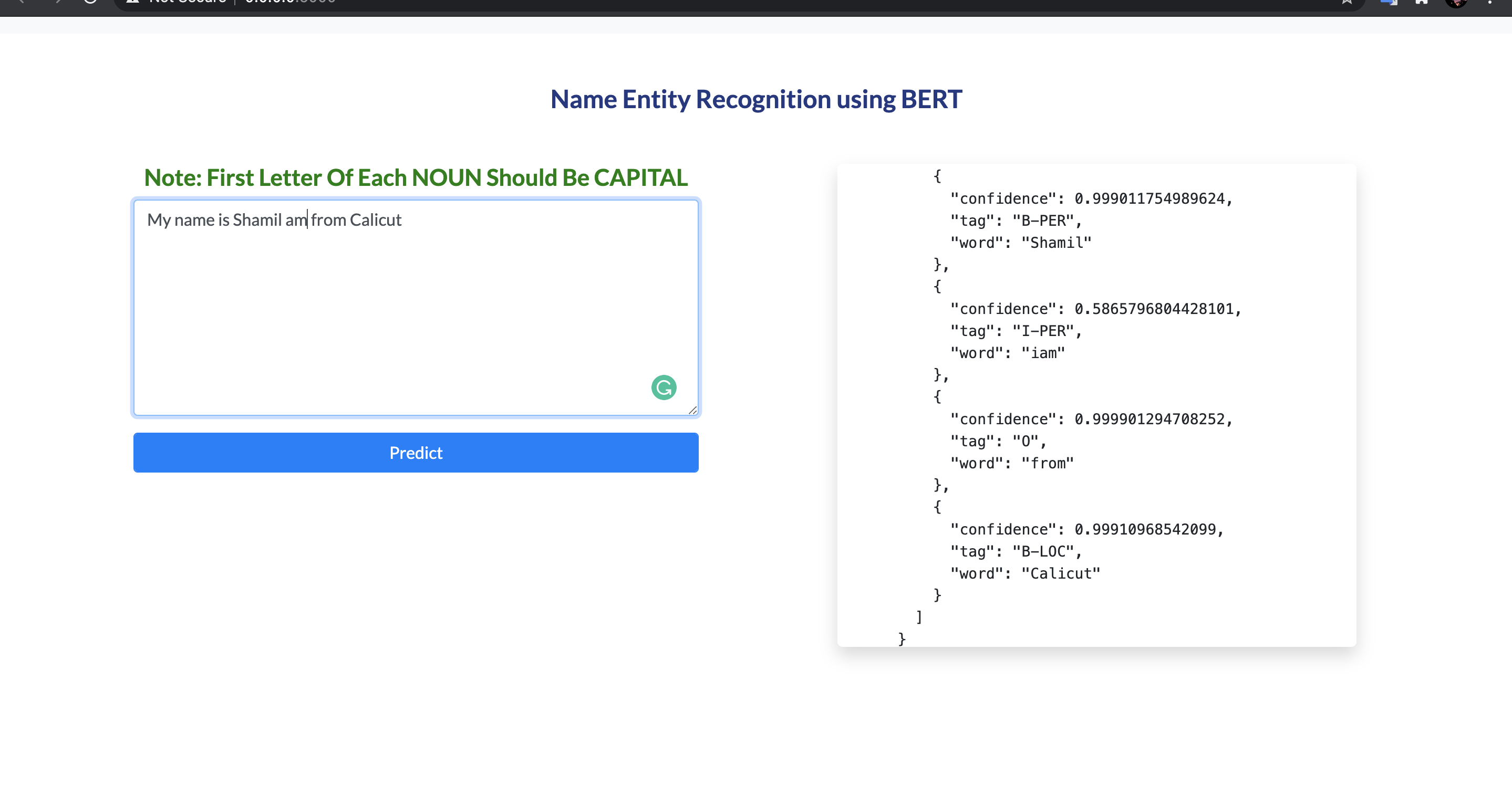 GitHub - shamil-k/Name-Entity-Recognition-: Named EntitiesRecognition (NER) is a basic task of ...