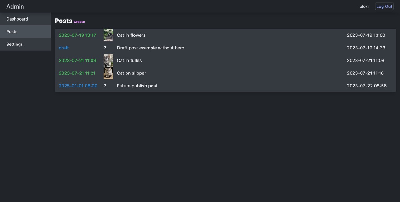 GitHub - alexichepura/lapa: Leptos Axum Prisma starter with Admin ...