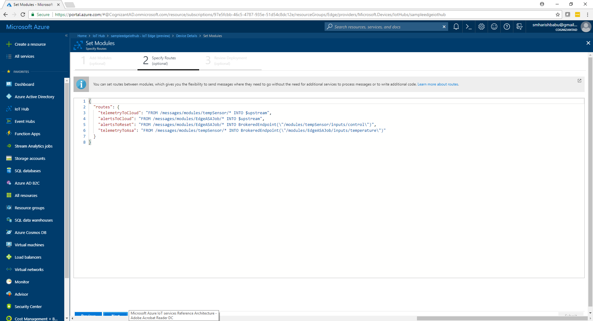 Unable to start all the containers after deploying ASA Job module · Issue #10003 · MicrosoftDocs ...