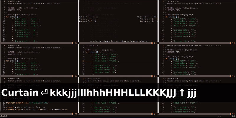 GitHub - kyoh86/curtain.nvim