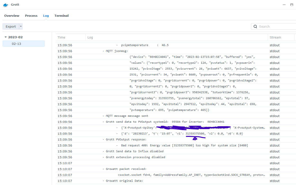PVoutput = Growatt mod 5000tl3-xh (not working) · Issue #283 · johanmeijer/grott · GitHub