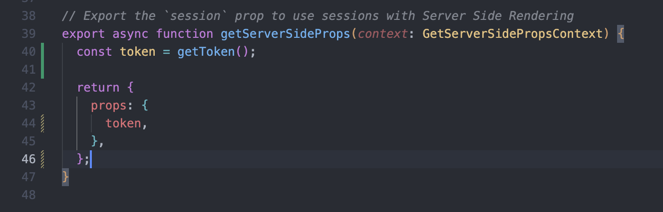 getToken requires request to be passed but has params as optional ... getToken requires request to be passed but has params as optional ...