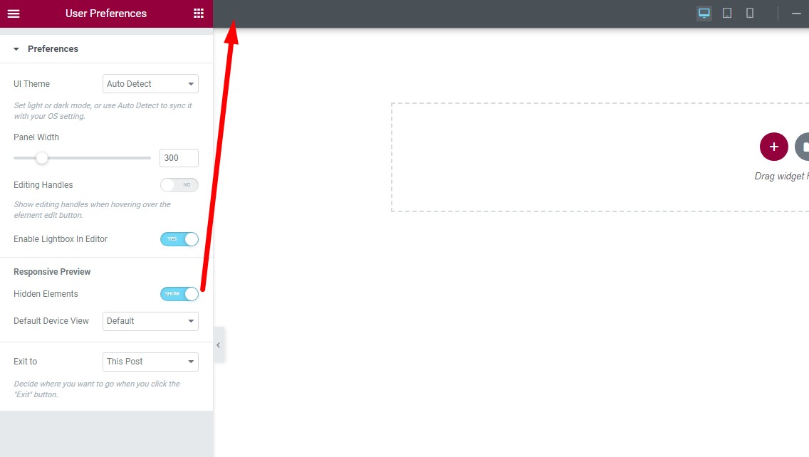 ⛔ 🚀 Feature Request: Copy the 'Hidden Elements' toggle to responsive mode bar · Issue #20031 ...