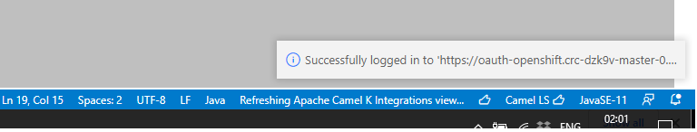 "Cluster not available" after successful OpenShift login. · Issue #2346 ...