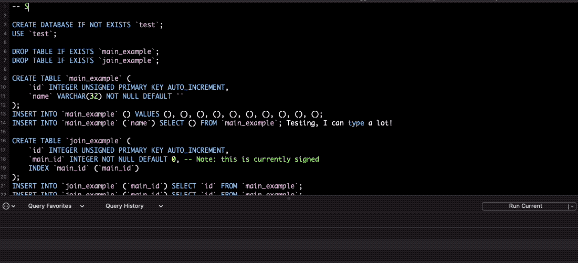 Query window editing performance gets really slow with large queries · Issue #638 · Sequel-Ace ...