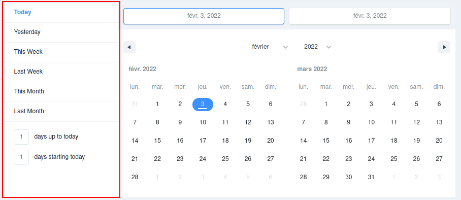 Question Is It Possible To Edit The Left Panel Of Daterangepicker · Issue 2180 · React Dates
