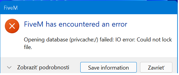 mám problem z spustanim fivem piše mi toto · Issue #1097 · citizenfx/fivem · GitHub