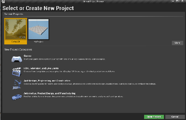 After compiling Carla server by "make launch" (windows) , the built UE4Editor.exe cannot work ...