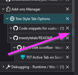Right side scrollbar · Issue #1 · piroor/tst-active-tab-on-scrollbar · GitHub