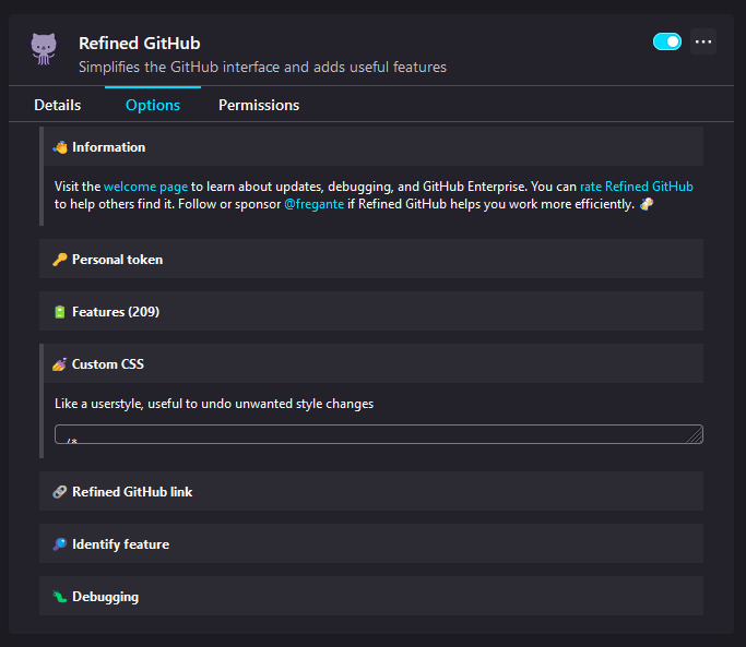 Custom Css In Settings Is Too Small · Issue 6404 · Refined Githubrefined Github · Github 