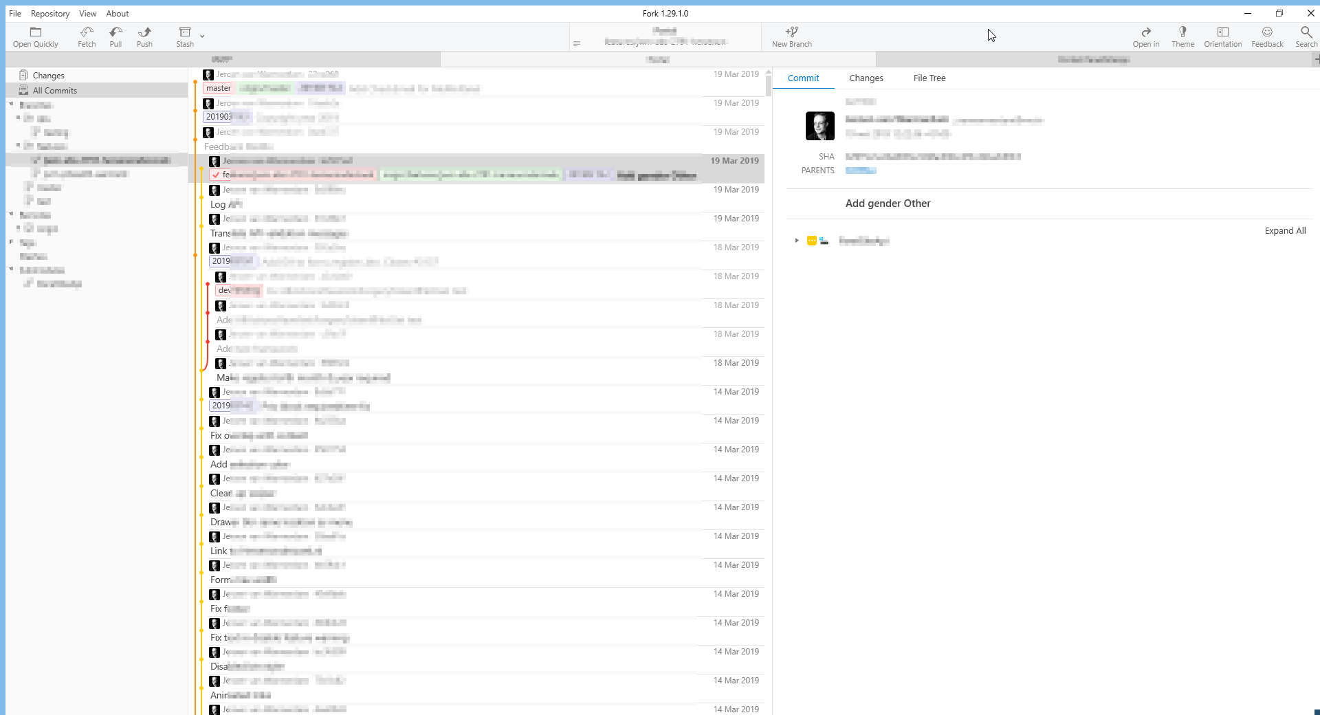 Vertical orientation - responsive commits column · Issue #193 · fork-dev/TrackerWin · GitHub