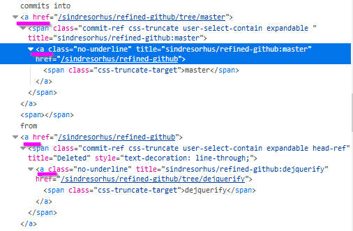 Update feature `linkify-branch-refs` · Issue #1985 · refined-github/refined-github · GitHub