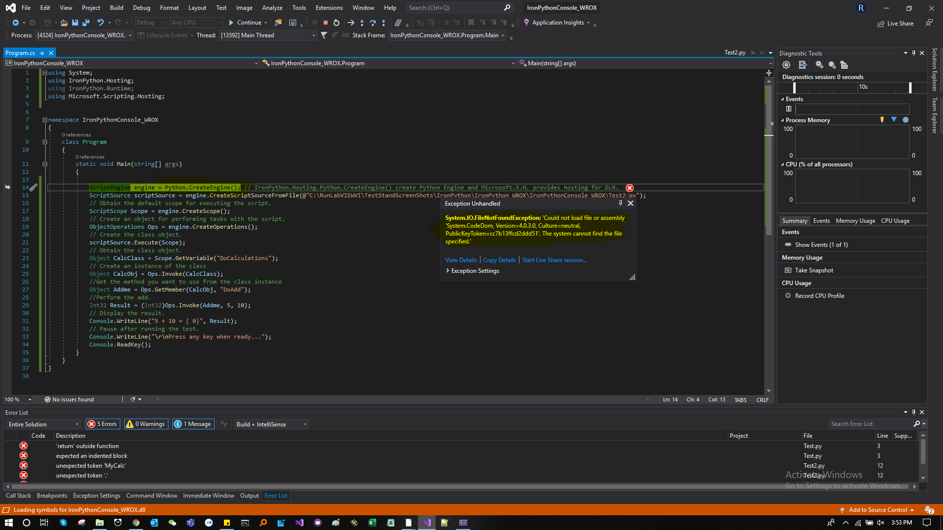 Unable to find file. · Issue #693 · IronLanguages/ironpython2 · GitHub