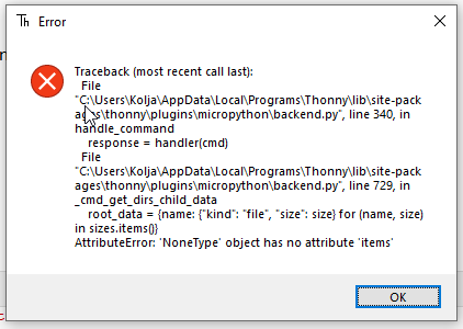 Cant save files on ESP · Issue #1068 · thonny/thonny · GitHub