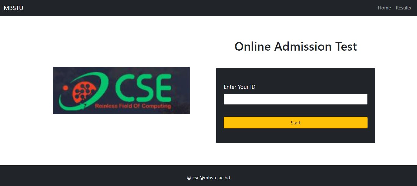 GitHub - ursARahim/OnlineAdmissionTest: It is a mcq-test based web ...