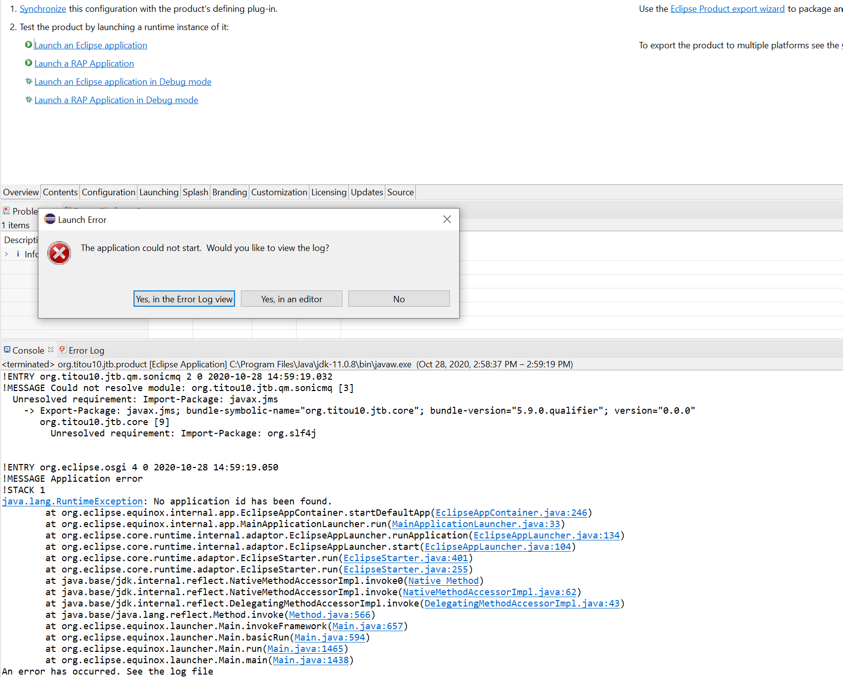Trouble setting up the development environment · Issue #93 · jmstoolbox/jmstoolbox · GitHub
