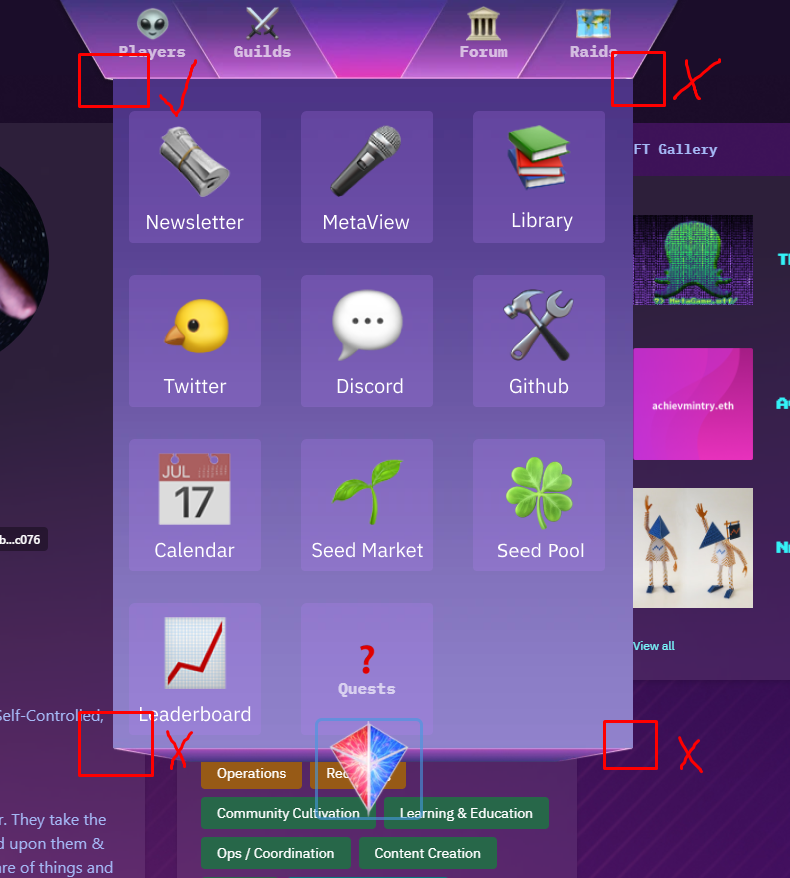 [App Drawer] Fixing The App Drawer · Issue #254 · MetaFam/TheGame · GitHub