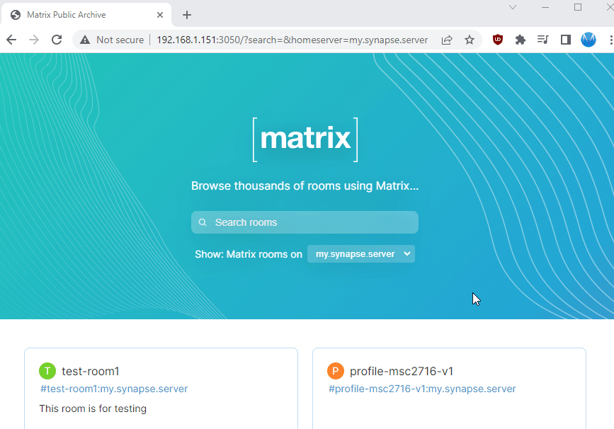 Add Homeserver Selector To Room Directory Landing Page By Madlittlemods · Pull Request 87