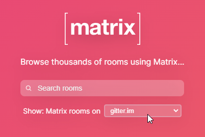 Homeserver mismatch between homeserver selector and selected homeserver ...