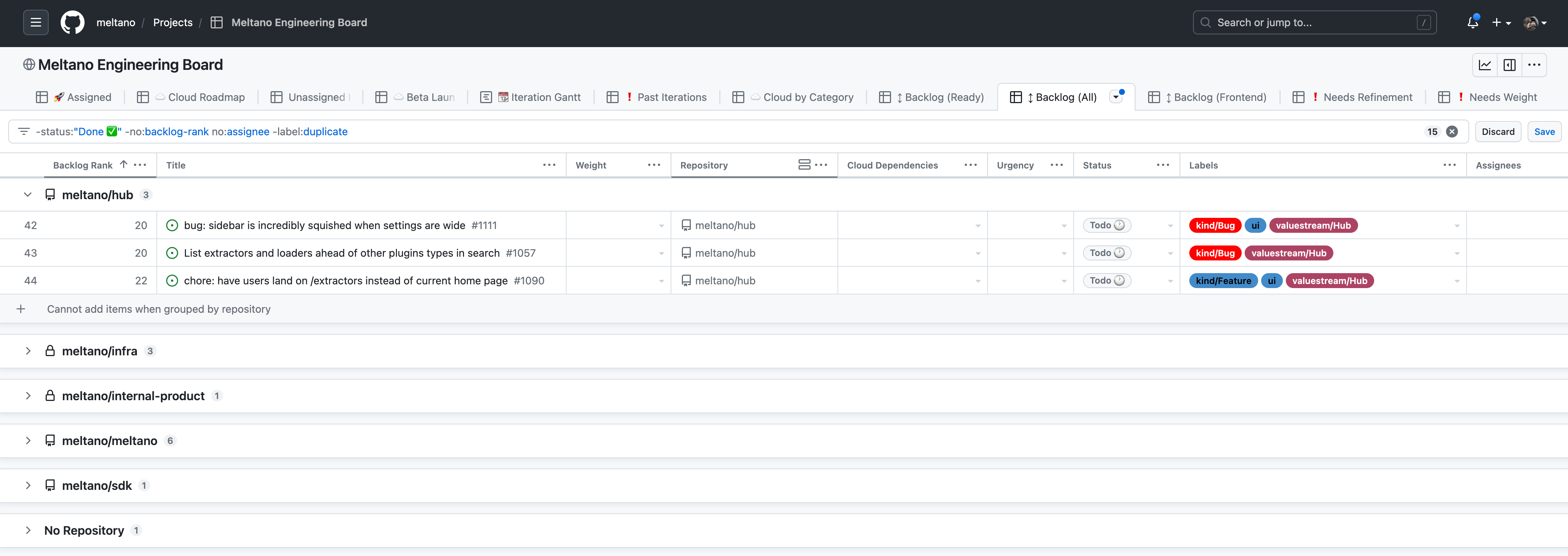 MeltanoLabs Operational Project Board · Issue #45 · MeltanoLabs/Meta · GitHub