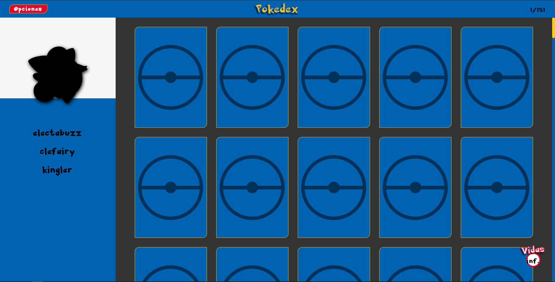 GitHub - maadeval/PokeDex-Game: Adivina que pókemon es según el contorno de la imagen. Similar ...