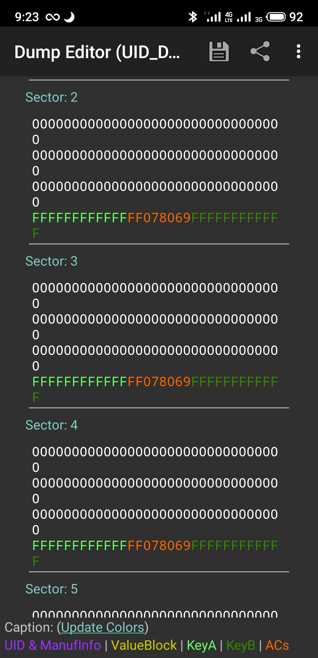 dump editor on the Meizu m16S · Issue #271 · ikarus23/MifareClassicTool · GitHub