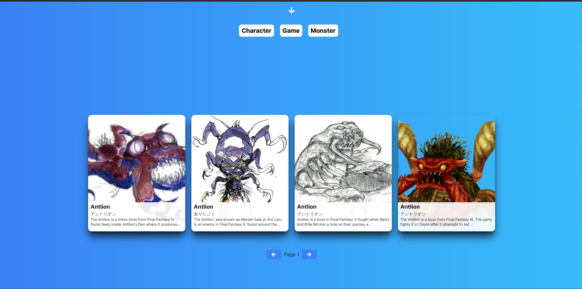GitHub - thedraxx/FinalFantasy-Cards