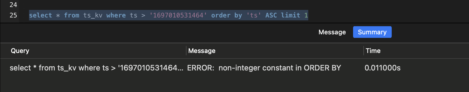 The Querying Quote Identifier Bug For Postgredb · Issue 2313 · Lf Edge Ekuiper · Github