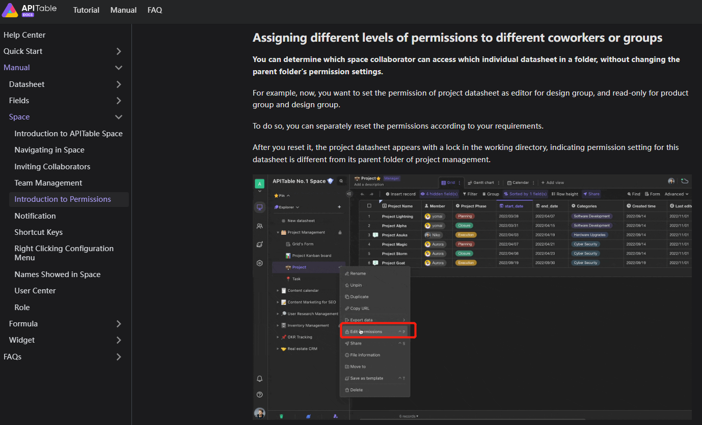question: The function of table permission setting is not found · Issue #541 · apitable/apitable ...