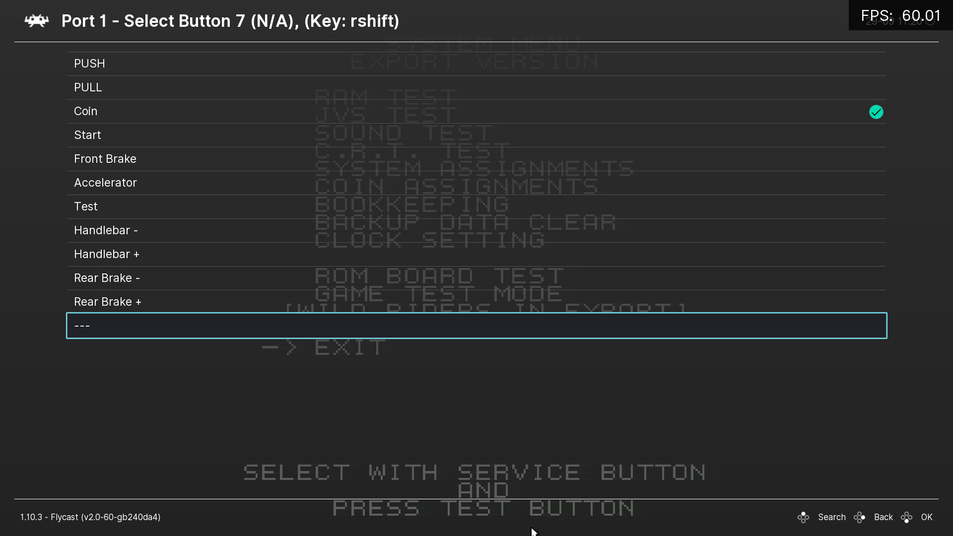 Retroarch: Wild Riders on Naomi 2 is missing the service button · Issue #764 · flyinghead ...