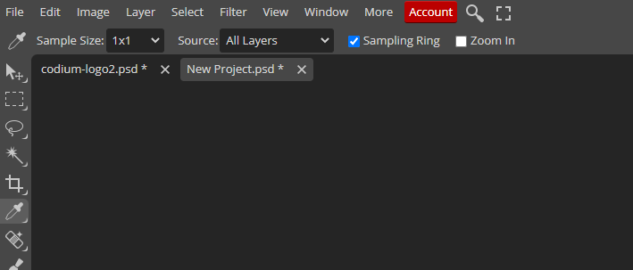Fix color of "current" file · Issue #5453 · photopea/photopea · GitHub