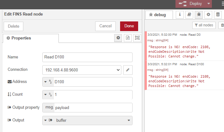 NJ102 Read/Write Command Format Error (End code:1004) · Issue #10 · Steve-Mcl/node-red-contrib ...