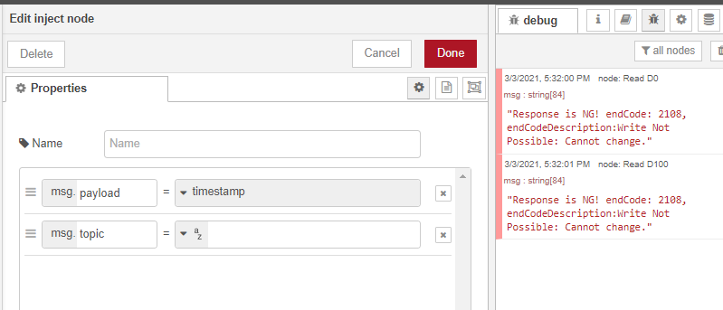 NJ102 Read/Write Command Format Error (End code:1004) · Issue #10 · Steve-Mcl/node-red-contrib ...